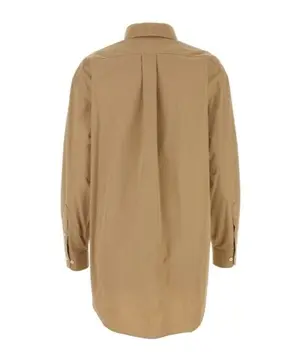 Miu Miu Poplin Shirt - Nude