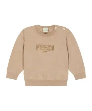Fendi Logo Crew Neck Sweater