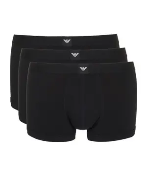 Emporio Armani 3 Pack Bottom - Black