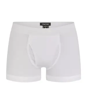 TOM FORD Fitted Soft Breathable Slim Boxer Briefs - White