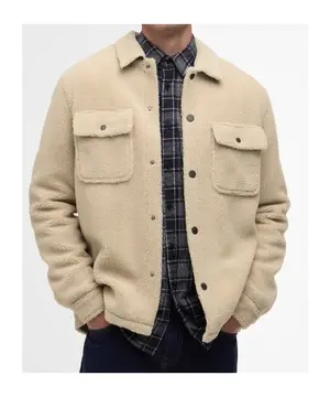 Barbour Teddy Shirt Jacket With Snap Buttons