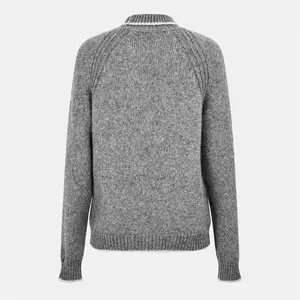 Moncler Ribbed Knit High Neck Pullover