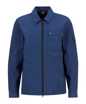 Barbour Long-sleeve Shirt Jacket With Zipper Closure