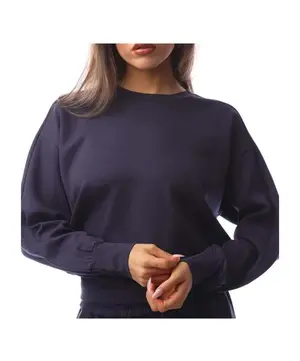 Emporio Armani Navy Crewneck Sweatshirt - Black