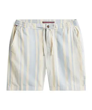 Tommy Hilfiger Striped Casual Shorts - White