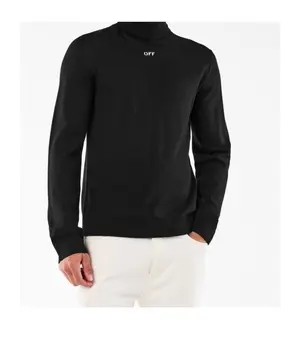 Off-White High-necked Sweater - Black