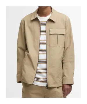 Barbour Long-sleeved Zip Up Shirt Jacket