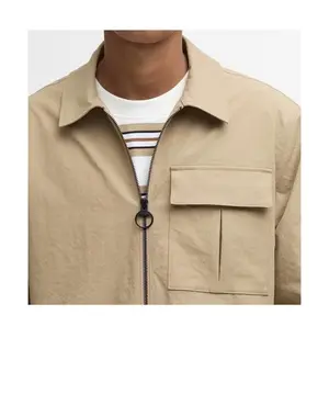 Barbour Long-sleeved Zip Up Shirt Jacket