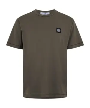 Stone Island Logo Patch T-shirt - Black