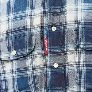 Dsquared2 Flannel Plaid Shirt