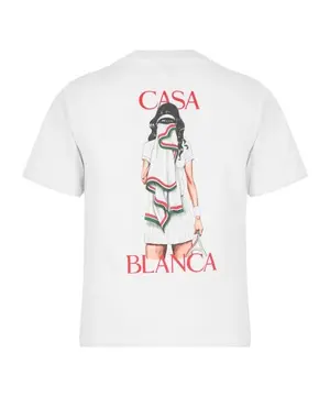 Casablanca Round-neck Printed T-shirt