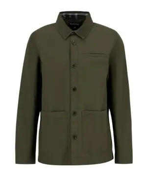 Barbour Long-sleeved Shirt Jacket With Classic Collar