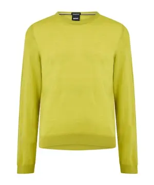 Hugo Boss Leno Knit Jumper - Yellow