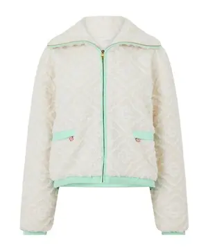 Casablanca Alphabet Jacquard Casual Jacket - White