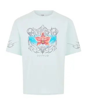 Casablanca Logo Crew Neck T-shirt