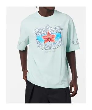 Casablanca Logo Crew Neck T-shirt