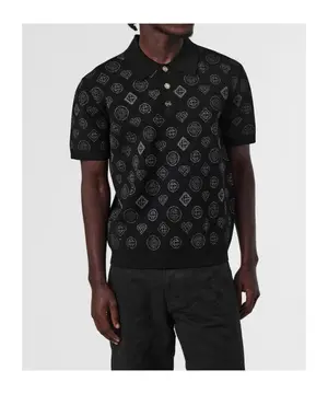 Casablanca Logo Embroidered Polo Shirt