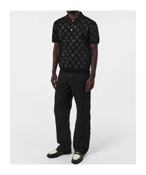 Casablanca Logo Embroidered Polo Shirt