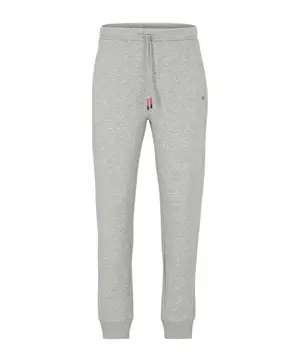 Hugo Boss Minimalist Versatile Solid Color Sports Pants - Gray