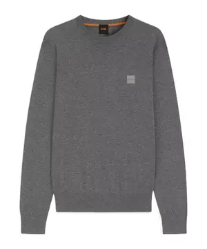 Hugo Boss Long Sleeve Crew Neck Jumper - Black