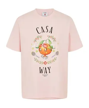 Casablanca Logo Crew Neck T-shirt