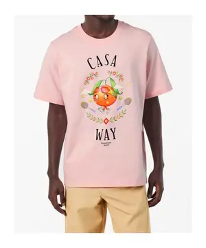 Casablanca Logo Crew Neck T-shirt