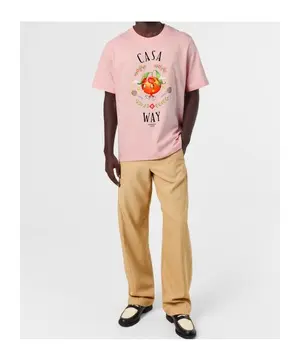 Casablanca Logo Crew Neck T-shirt