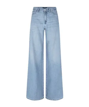 7 For All Mankind 7 For All Mankind Lotta Wide Leg Jeans Light Blue