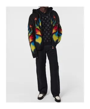 Casablanca Hooded Zippered Sweater