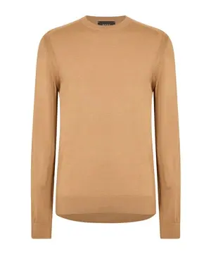 Hugo Boss Crew-neck Knit Sweater - Nude