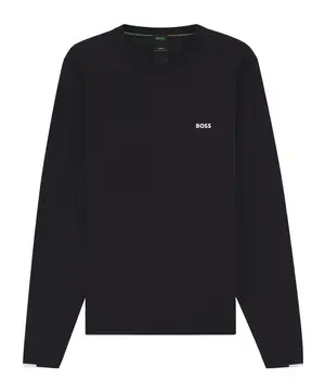 Hugo Boss Logo Crewneck Jumper - Black