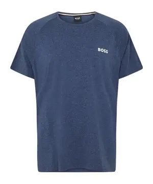 Hugo Boss Solid Color Minimalist T-shirt - Blue