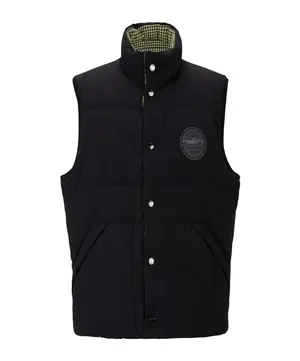 Hugo Boss Stand-up Collar Down Vest - Black