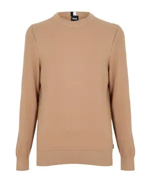 Hugo Boss Crew-neck Knit Sweater - Nude