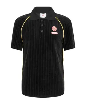Casablanca Button-down Short Sleeve Polo Shirt