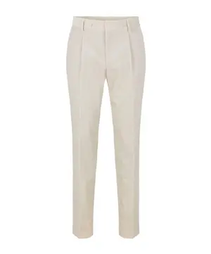 Hugo Boss Cream Corduroy Trousers
