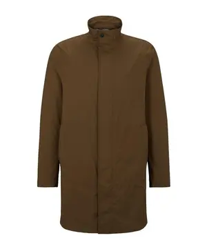 Hugo Boss Minimalist Mid-length Coat - Brown