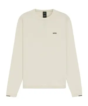 Hugo Boss Round-neck Knitted Top - White
