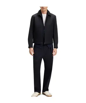 Hugo Boss Cotton-blend Zip Blazer
