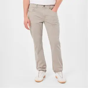 7 For All Mankind Straight Leg Sateen Trousers
