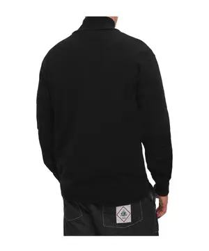 C.P. COMPANY Half-zip Stand-collar Knit Sweater