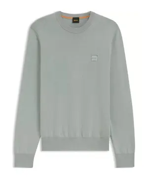Hugo Boss Long Sleeve Crew Neck Jumper - Gray