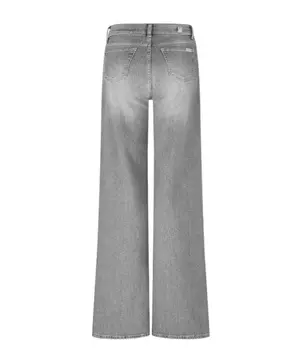 7 For All Mankind Lotta Wide Leg Jeans - Grey