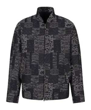 Emporio Armani Printed Zip-up Jacket
