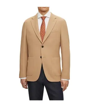 Hugo Boss Single-breasted Textured Blazer
