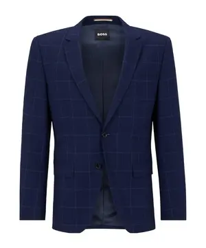 Hugo Boss Classic Check Blazer - Black