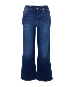7 For All Mankind Cropped Alexa Straight Leg Jeans