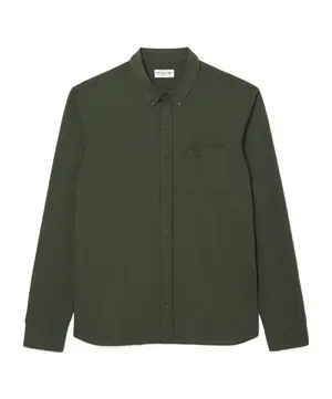 Lacoste Regular-fit Cotton Jersey Shirt - Green