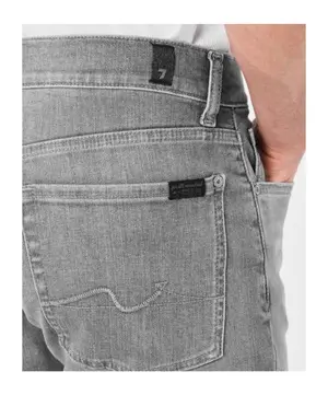 7 For All Mankind Belt Loops Jeans - Grey