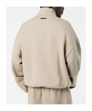 Fear Of God Zip-up High Neck Long Sleeve Jacket - Nude